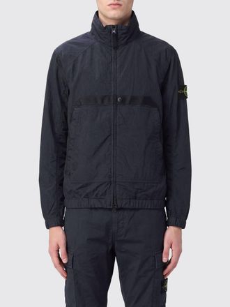 Stone Island Blouson bomber &agrave; col montant en nylon d&eacute;perlant avec logo Compass