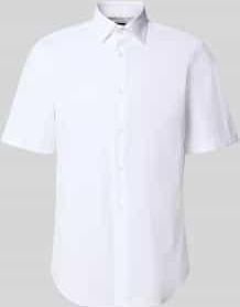 HUGO BOSS Regular Fit Businesshemd aus Baumwoll-Mix Modell H-JOE-K-SH-C1-262