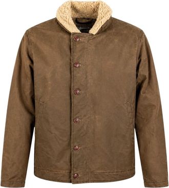 CHESAPEAKE'S Wilson Deck Jacket Waxed Cotton - - Jackets - Herren - Braun - XL