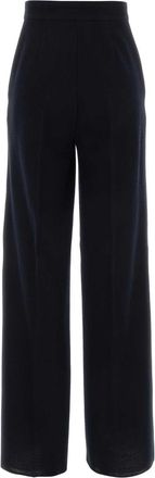 Max Mara Blu Marino Exterior: Virgin Wool Pantaloni Trousers