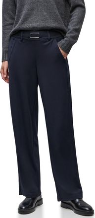Street One Damen 3817213 Straight Leg Hose mit Detail, deep Blue, 42W x 30L