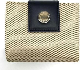 Bulgari unisex, Pre-owned, Beige, Taille: ONE Size Portefeuille Vintage Pre-owned