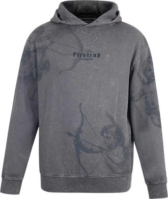 Firetrap Kapuzenpullover f&uuml;r Herren (verwaschenes Grau)