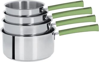 Cristel Mutine Stieltopf, Edelstahl, fest gr&uuml;n