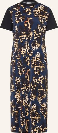 Sportalm Plisseekleid Im Materialmix blau