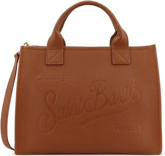 MC2 Saint Barth grand sac porté épaule Vanity - Marron