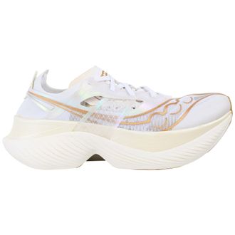 Saucony Endorphin Elite Damen Wei&szlig;e Laufschuhe