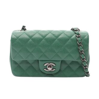 Chanel Pre-owned Vintage Umh&auml;ngetasche - - Pre-owned - Damen - Gr&uuml;n - ONE SIZE