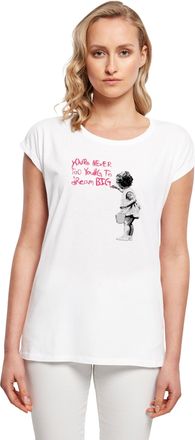 Merchcode Merchcode Damen T-Shirt Ladies Dream Big T-Shirt, Loose Fit, Baumwolle 100%, 3XL