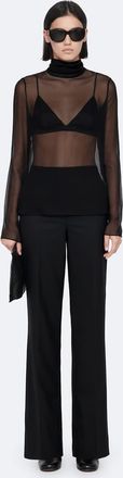 AllSaints Kumi Top in Schwarz
