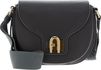 Furla Cuir sac à épaule bandoulière Lotus Mini Crossbody Bag Urban Gray + Toni Urban Gray gris foncé