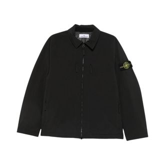 Stone Island Soft Shell Steppjacke - - Jackets - Herren - Schwarzk - S