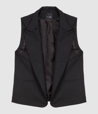 Jeanne Vouland Blazer Sans Manche Rosalia Noir