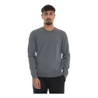 HUGO BOSS Pull col rond Botto-L - Homme - Pulls - Gris - Taille: 2XL