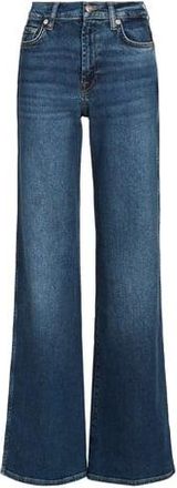 7 For All Mankind Jean taille haute en coton mélangé