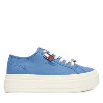 Tommy Jeans Sneakers Tommy Jeans Tjw Flatform Sneaker Charms EN0EN02959 Blau