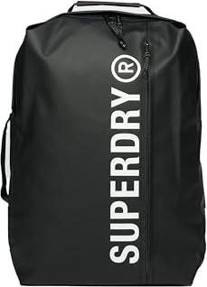 Superdry Homme Sac À Dos En Bâche De 25 L, Black/Optic, One Size