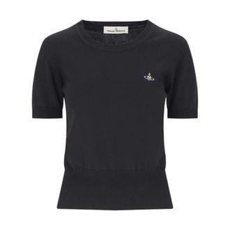 Vivienne Westwood Femme, Pulls, Noir, Taille: 40 FR Topoir - Élégant et Tendance