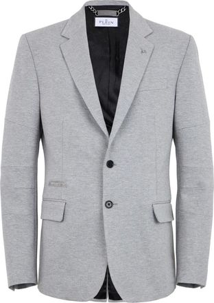Philipp Plein Homme, Vestes, Gris, Taille: 3XL Blazer Fleece Set