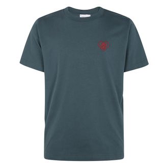 Family Fir$t Milano Herzdruck T-shirt - - Tops - Herren - Gr&uuml;n - S