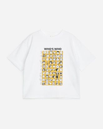 Arket Peanuts T-Shirt -Wei&szlig;