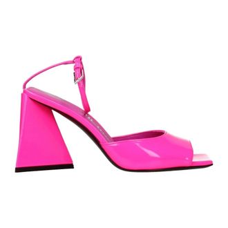 The Attico Rosa Leder High Heel Sandalen - - Shoes - Damen - Rosa - 36 1/2 EU