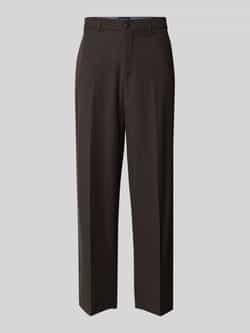 Scotch & Soda Straight Fit Stoffhose mit B&uuml;gelfalten