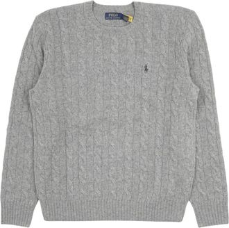 Polo Ralph Lauren Homme, Pulls, Gris, Taille: M Lscablecnpp Long Sleeve Pullover
