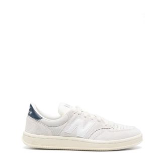 New Balance Homme, Chaussures, Blanc, Taille: 39 1/2 EU Baskets Blanches avec Talon Contrastant