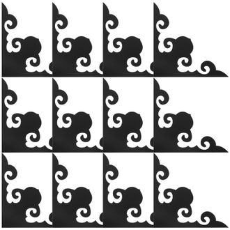 Aboofan 12 St&uuml;ck Teiliges Acryl Spiegel Eckaufkleber Selbstklebend Wanddekoration f&uuml;r Wohnzimmer Elegante Abnehmbare Eckspiegel aus Bruchsicherem Acryl Einfac