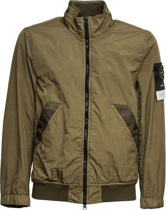 Stone Island Homme, Vestes, Vert, Taille: M Bomber Jacket