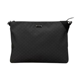 Gucci Sac bandouli&egrave;re Monogram Pre-owned - Femme - Pre-owned - Noir - Taille: ONE Size
