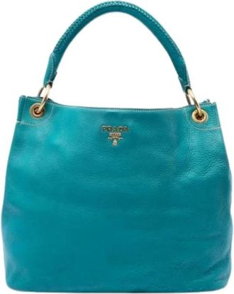 Prada Sac Hobo Pre-owned - Femme - Pre-owned - Bleu - Taille: ONE Size