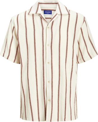 Jack & Jones Jorcoba Stripe Resort Shirt Ss Sn