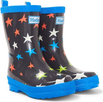 Hatley Jungen Mädchen Printed Wellington Gummistiefel Rain Boot, Ombre Stars, 23 EU