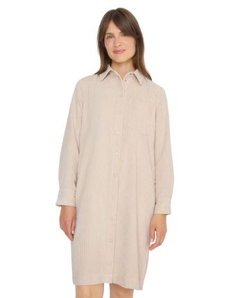 Cecil Damen 1408970 Cordkleid, Oat Milk beige, Large