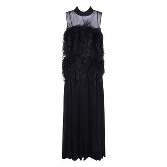 Alberta Ferretti Langes Kleid - - Dresses - Damen - Schwarzk - S