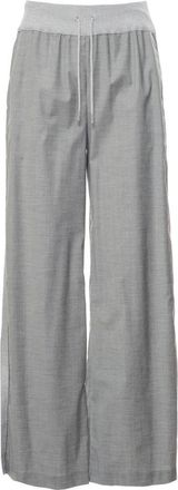 PANICALE Panicale, Femme, Pantalons, Gris, Taille: 40 FR Wide Pantalons