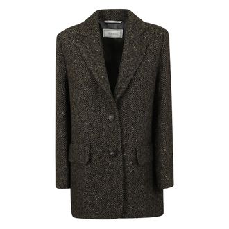 PESERICO Resca Wollmantel - - Jackets - Damen - Braun - XS
