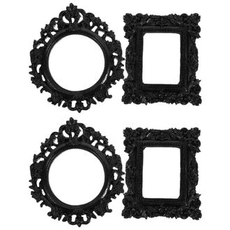 Cabilock 4 St&uuml;ck Posierender Fotorahmen Bilderrahmen Kunstrahmen Anzeigen Mini-ornamentrahmen Vintage-rahmen Dekorativer Mini-fotorahmen Kleiner Fotorahmen Jah