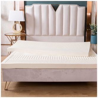 Generic 100% Naturlatex-Topper, 1/2/3/4/6 Zoll Dick, Einzelbettgr&ouml;&szlig;e, Langlebig und Formstabil, Memory-Schaum-Matratzenauflage, Naturlatex-Matratze,2.5cm,200c
