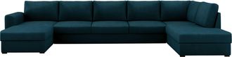 Mirjan24 Ecksofa Wilma Large Premium, 2 Bettkasten und Schlaffunktion Schlafsofa Bettsofa Eckcouch Polsterecke Sofa Couch Wohnlandschaft (Piano 28, Seite: Rech