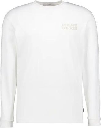 Replay Herren T-Shirts beige Baumwolle