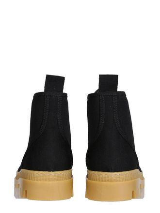 Gia Borghini Canvas Hiking Boot - Black