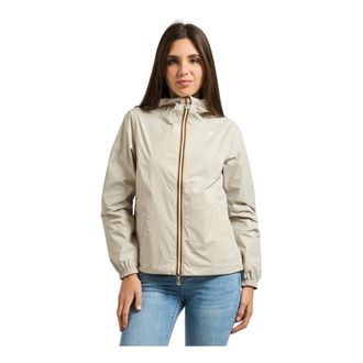 K-Way Femme, Vestes, Beige, Taille: 42 FR Lil 2.0 Plus.2 Reversible Jacket