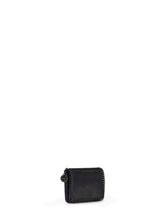 Stella McCartney Womens Bi-Fold Wallet Falabella Dark Navy Blue Polyester & Purses