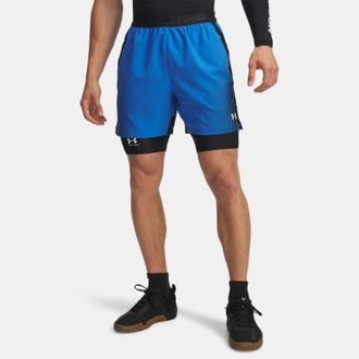 Under Armour Vanish Grafik Shorts (15 cm) für Herren Blau Atlantis / Schwarz / Schwarz XXL