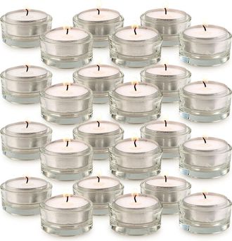 Pajoma Teelichthalter - Mona / 24er Set | Premium Qualität/Gastro Dekoration Hochzeit Geburtstag/Pajoma