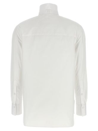 Alexander McQueen Womens White Cotton Blouse