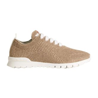Kiton Femme, Chaussures, Beige, Taille: 37 EU Baskets en Cachemire Beige